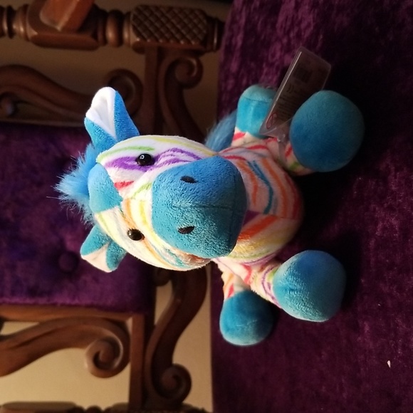 GANZ | Toys | Webkinz Rainbow Zebra | Poshmark
